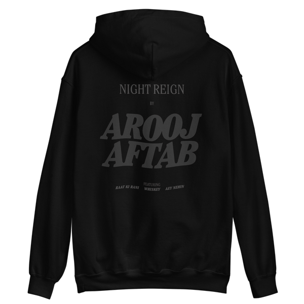 Night Reign Logo Hoodie - Arooj Aftab Official Store
