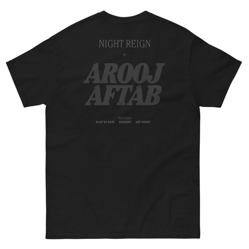 Night Reign Logo T-Shirt - Arooj Aftab Official Store